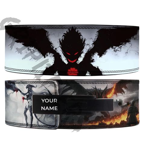Demon Slayer Anime Lever Belt Powerlifting Belt Zenitsu Lever Lifting