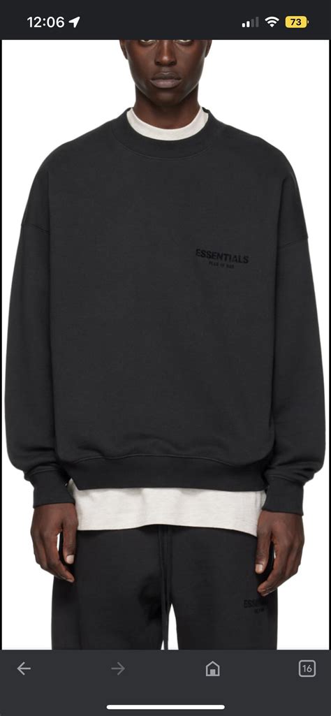 Help Me Find Essentials Black Crew Neck Or Any Essentials Crew Neck