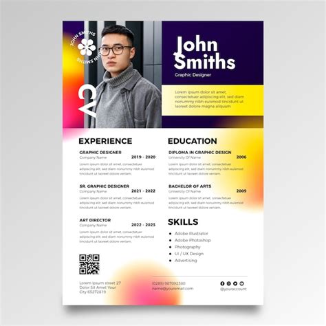 Premium Vector Gradient Press Kit Template