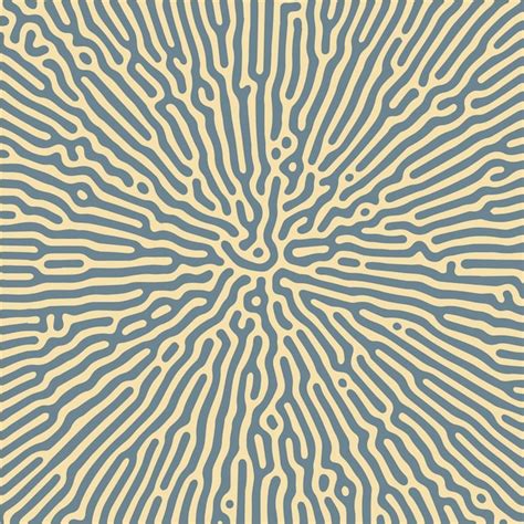 Premium Vector Monochrome Organic Abstract Lines Turing Pattern