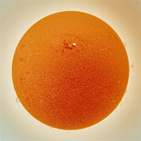 Negative Sun In Hydrogen Alpha 2024 02 24 Rastrophotography
