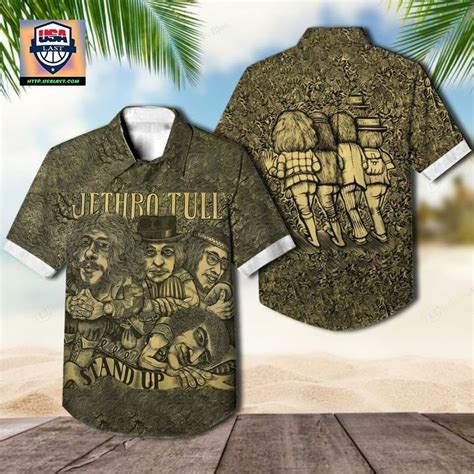 Unique Jethro Tull Band Stand Up Album Hawaiian Shirt Usalast