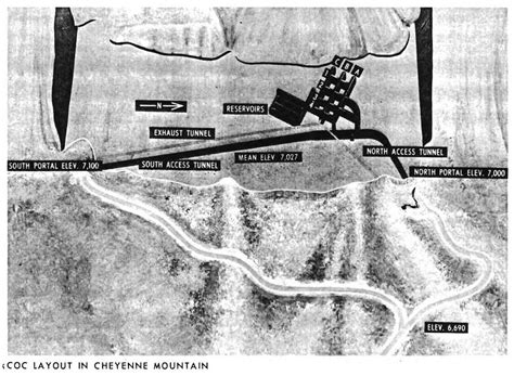 Cheyenne Mountain Complex Layout