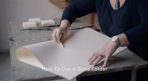 Bone Folder Use At Tristan Oflaherty Blog