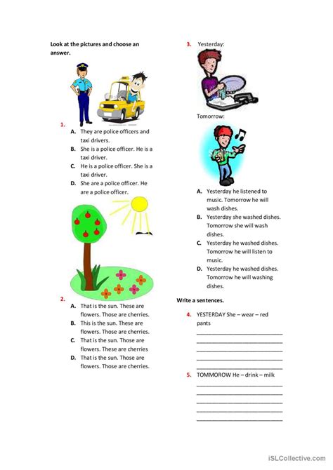 Basic English Test English Esl Worksheets Pdf And Doc