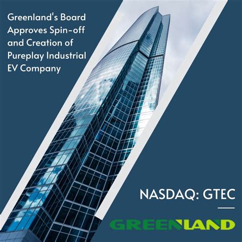 Raymond Wang On Linkedin Greenland Nasdaq Gtec Electricvehicles Hevi