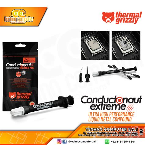 Pasta Prosesor Thermal Grizzly Conductonaut Extreme Liquid Metal 1gr