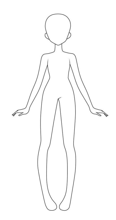 Anime Full Body Outline