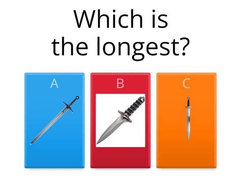 Comparing Length For Grade 1 اختبار تنافسي