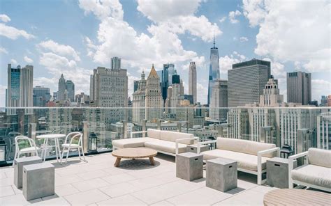 City Rooftop View