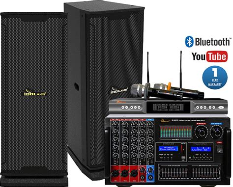 Karaoke System 8000w Mixing Amplifier 6000w Floor Standing Reverb