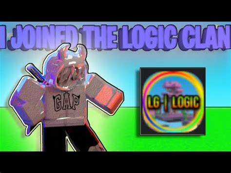 I Joined The Logic Clanroblox Bedwars Youtube