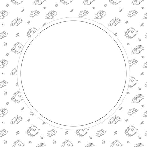 Premium Vector School Frame In Hand Drawn Style