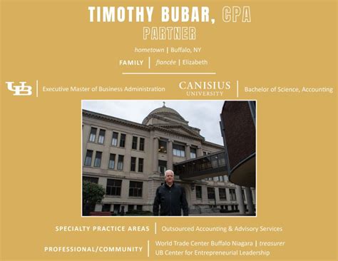 Congratulations To Timothy J Bubar Cpa On His Recent Promotion To Partner Learn More About