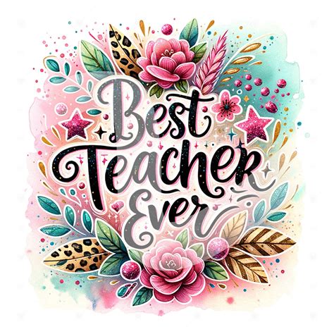 Bester Lehrer Aller Zeiten Png Süße Lehrer Wertschätzung Clipart