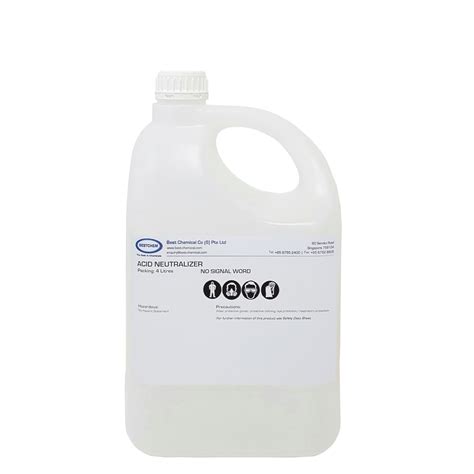 Bestchem Acid Neutralizer Solution Best Chemical Co S Pte Ltd