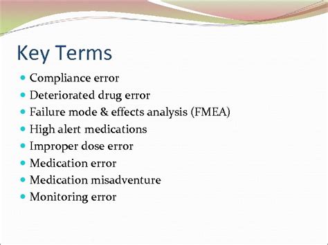 Practice Basics Chapter 17 Medication Errors