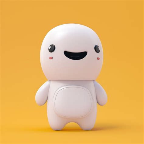A Cute Ip Design Happy Expression Full Body Front Cute Blind Box 2d