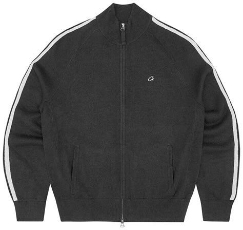 Buy Corteiz Knit Zip Up Fleece Black 7892 1fw230322kzuf Blac Goat Uk