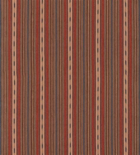 Stony Stripe Fabric In Rustblue By Mulberry Home Jane Clayton