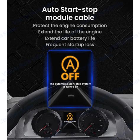 자동 시동 엔진 시스템 끄기 장치 메모리 모드 와이어 제어 센서 플러그 중지 취소 케이블 Vw Atlas용 자동차 전자