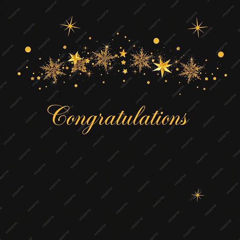 Elegant Congratulations Image For Celebrations Hand Drawn