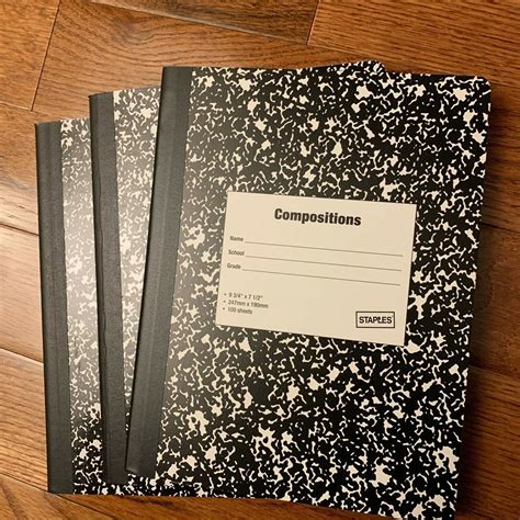 Staples Sale Composition Notebooks At Gwendolyn Samuels Blog