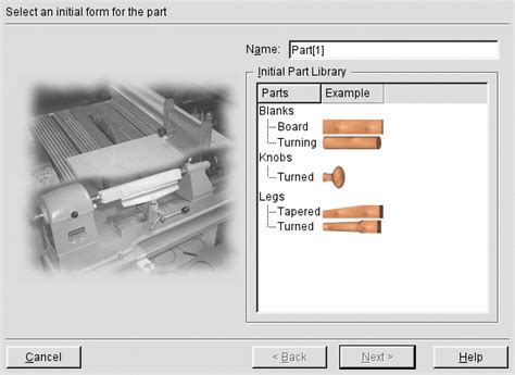 Creating A Part With Lignumcad