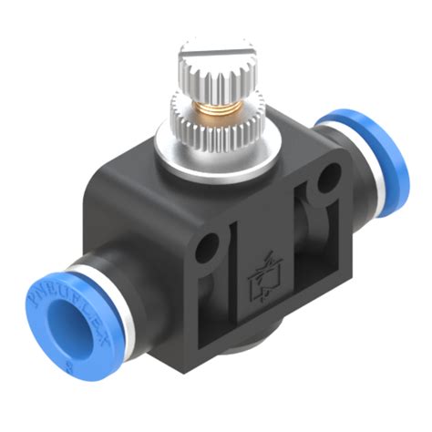 Pa Push In Inline Flow Controller For Precision Mouldpro