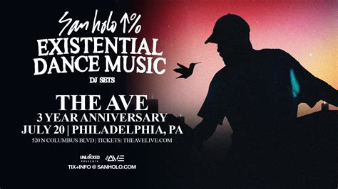San Holo Existential Dance Music Dj Set Tickets At The Ave Live In
