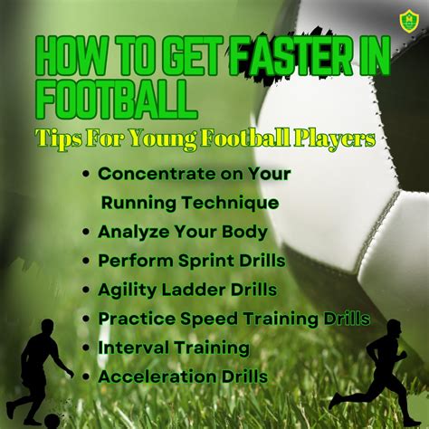 How To Get Faster In Football Tips For Young Football Players M Hussein