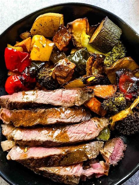 Oven Roasted Steak And Vegetables Caramel And Spice