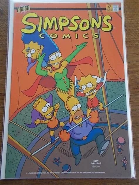 Simpsons Comics Bongo Group Bart Simpson 7 Comic No 7 £2599 Picclick Uk