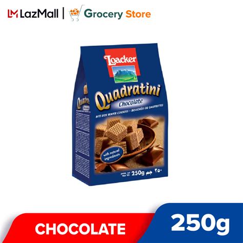 Loacker Quadratini Chocolate 250g Lazada