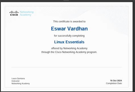 Ndglinuxessentials Cisco Certification Linux Itskills