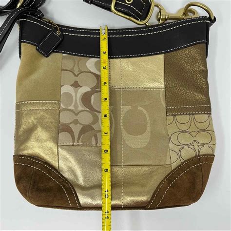 Coach Vintage Patchwork Bag Signature Fabric Leather … Gem