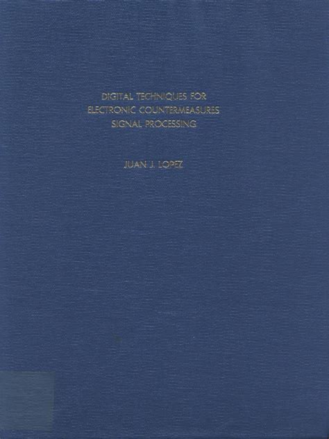 Digital Techniques For Electronic Countermeasures Signal Processing Pdf Radar Bandwidth