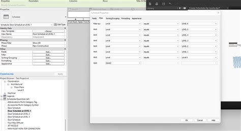Schedule Filter By Level Not Working Designscript Dynamo