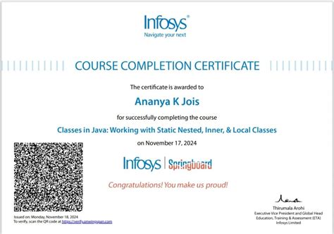 i m excited to share that i ve successfully completed the java
