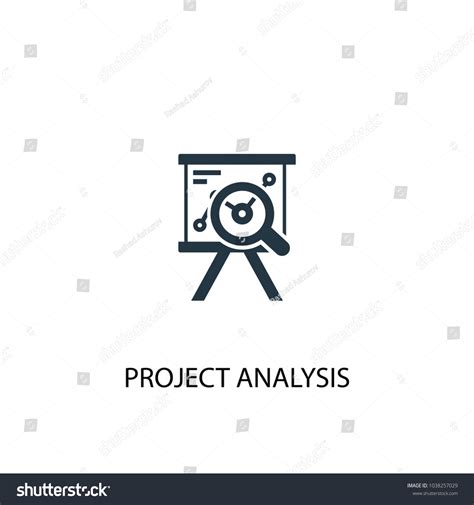 Project Analysis Icon Simple Element Illustration Stock Vector Royalty