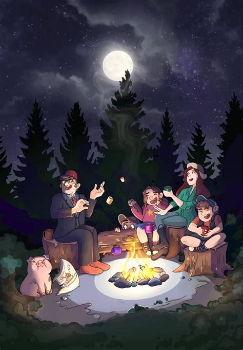 When Gravity Falls And Earth Becomes Sky By Dinolich Rgravityfalls