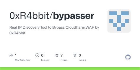 Github 0xr4bbitbypasser Real Ip Discovery Tool To Bypass Cloudflare