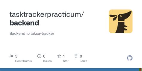 Github Tasktrackerpracticumbackend Backend To Taksa Tracker