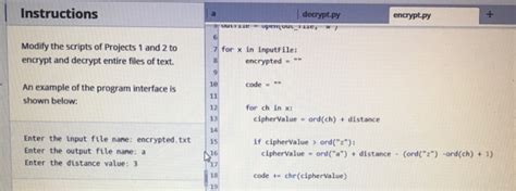 Solved Instructions Hii Modify The Scripts Of Projects 1 And