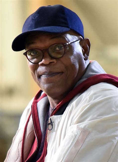 Actor Samuel L Jackson Smiles During An Interview Picryl Public