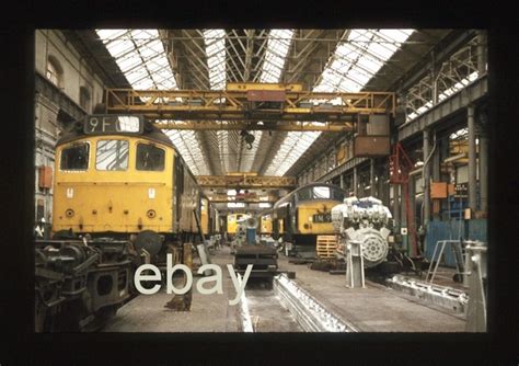 Original 35mm Slide Class 25 And Peak W Power Unit At Derby Works C