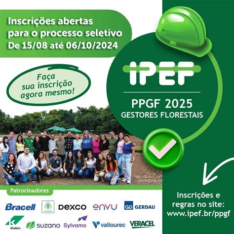 Abertura Do Processo Seletivo Do Ppgf 2025 🚀 O Programa De Preparação De Gestores Florestais