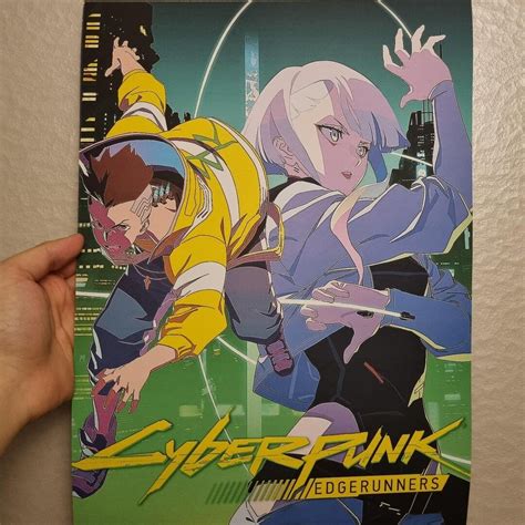 Cyberpunk Edgerunners Poster A3 Etsy Uk