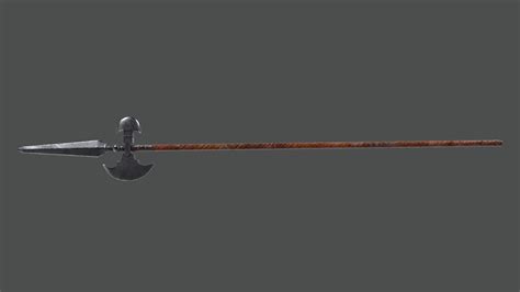 Halberd 3d Model Turbosquid 2096042