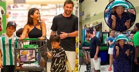 Leo Messi Ging Mit Seiner Familie In Den Supermarkt Aus Einem